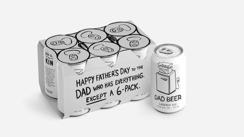 Brewery Turns ‘Dad Beer’ 6-Pack Into Father’s Day Greeting Card ...