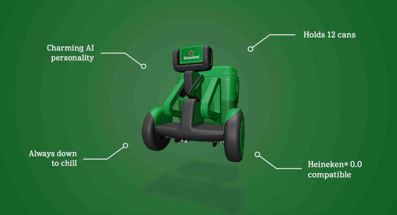 Heineken Robot Beer Cooler Follows You Around So You’ll Never Go ...