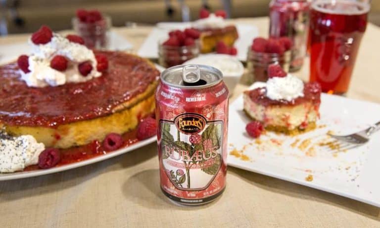 Cooking With Beer – Founders Raspberry Ale Cheesecake – American Craft Beer