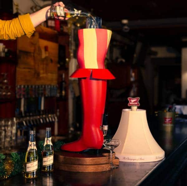 Miller High Life Beer Debuts Dive Bar-Inspired Neon Christmas Tree ...