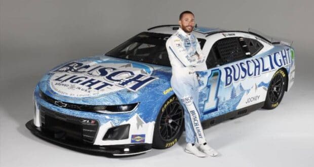 Busch Light Gives Ross Chastain’s Chevy An Iconic Beer Look For Nascar ...